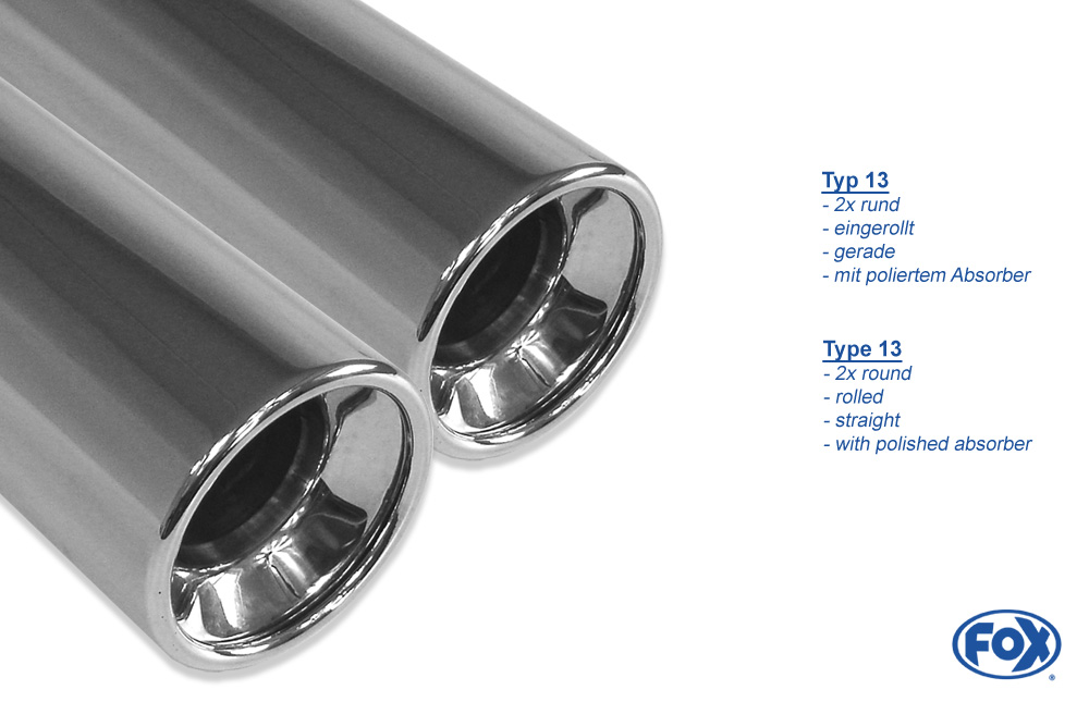 Fox Auspuff Sportauspuff Komplettanlage für Subaru Impreza WRX/ STI 2 ...