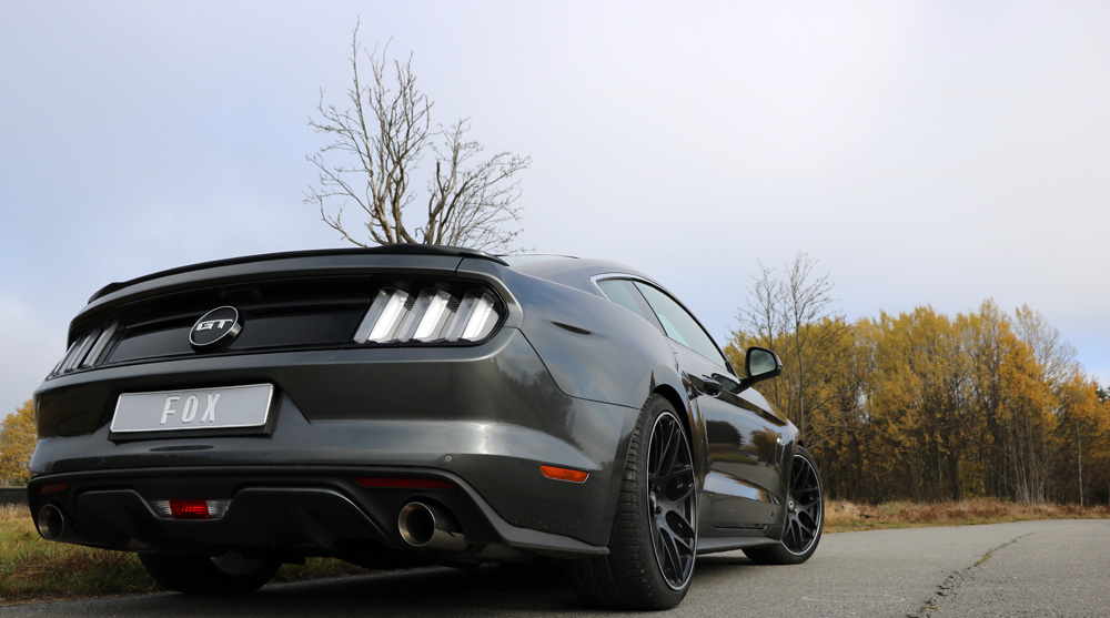 Fox Auspuff Sportauspuff Duplex Komplettanlage für Ford Mustang Coupe ...