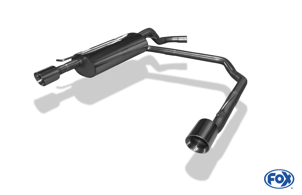 Fox Auspuff Sportauspuff Komplettanlage VW Golf 4 1,4l 2 2,3l 1,4l
