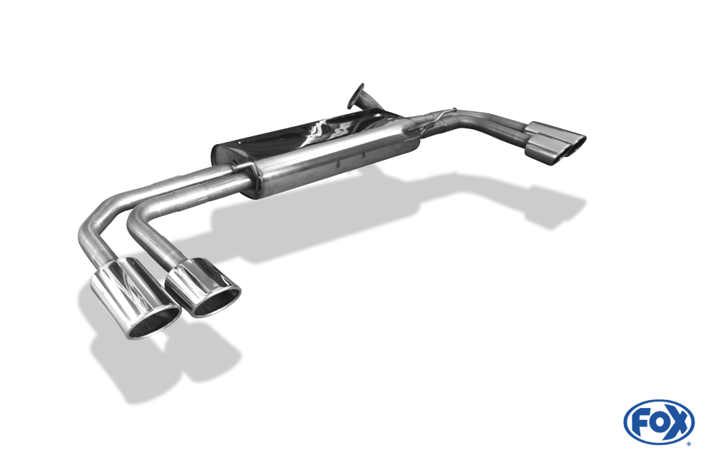 Fox Auspuff Sportauspuff Duplex Sportendschalldämpfer für Mercedes Vito ...