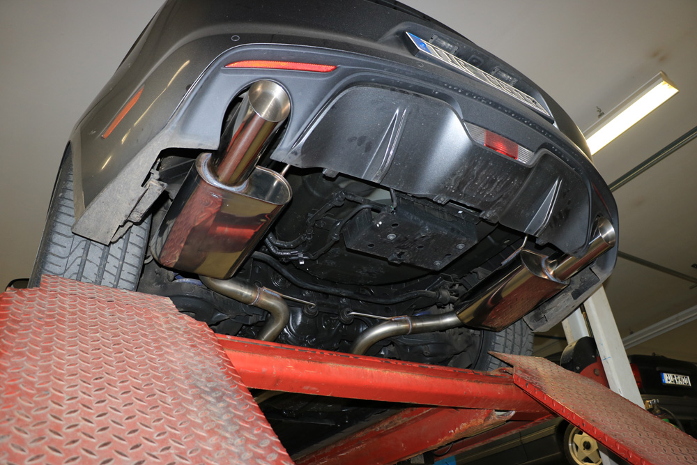 Fox Auspuff Sportauspuff Duplex Komplettanlage für Ford Mustang Coupe ...