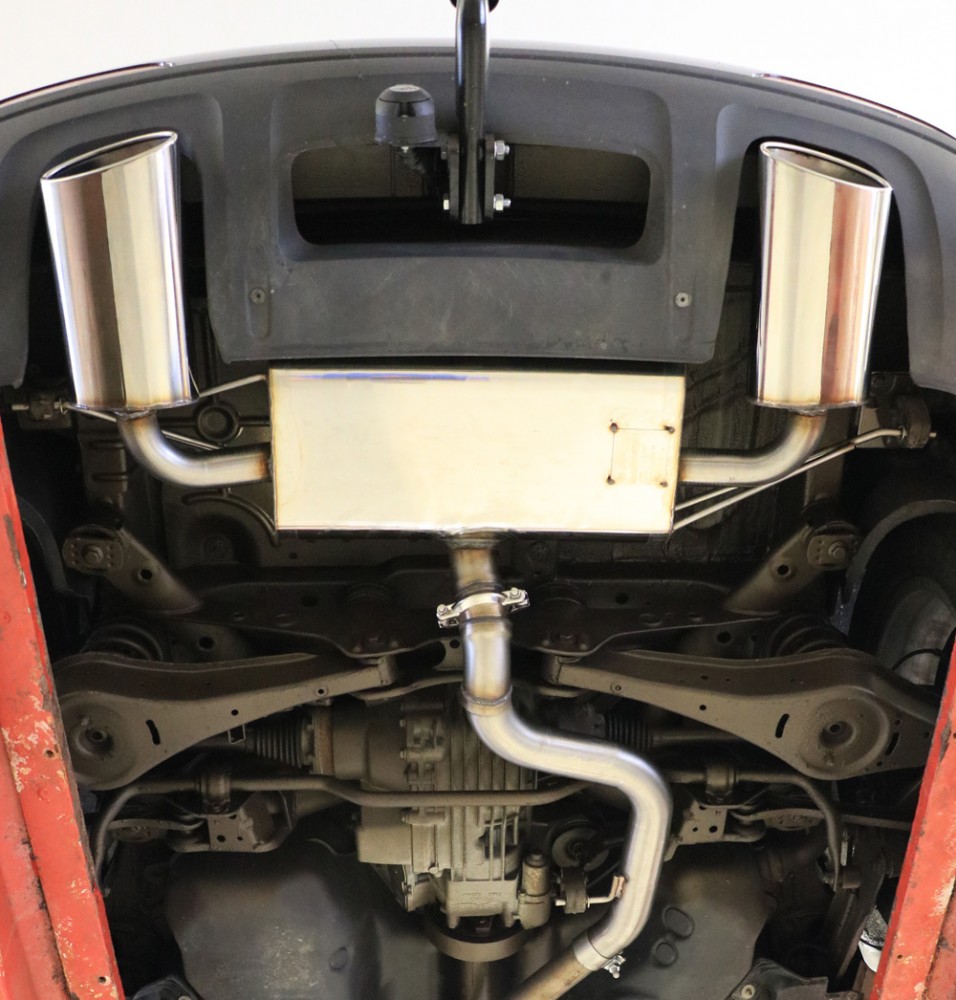 Fox Auspuff Sportauspuff Duplex Komplettanlage für Audi Q3 quattro 2.0l ...