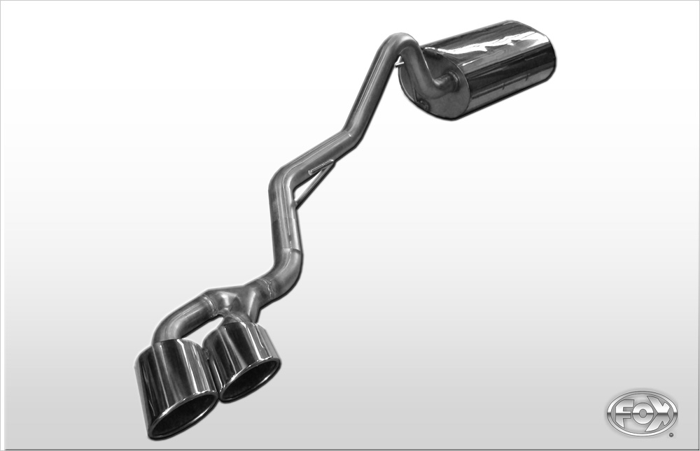 Fox Auspuff Sportauspuff Komplettanlage für Mitsubishi L200 K60T 2.5 ...